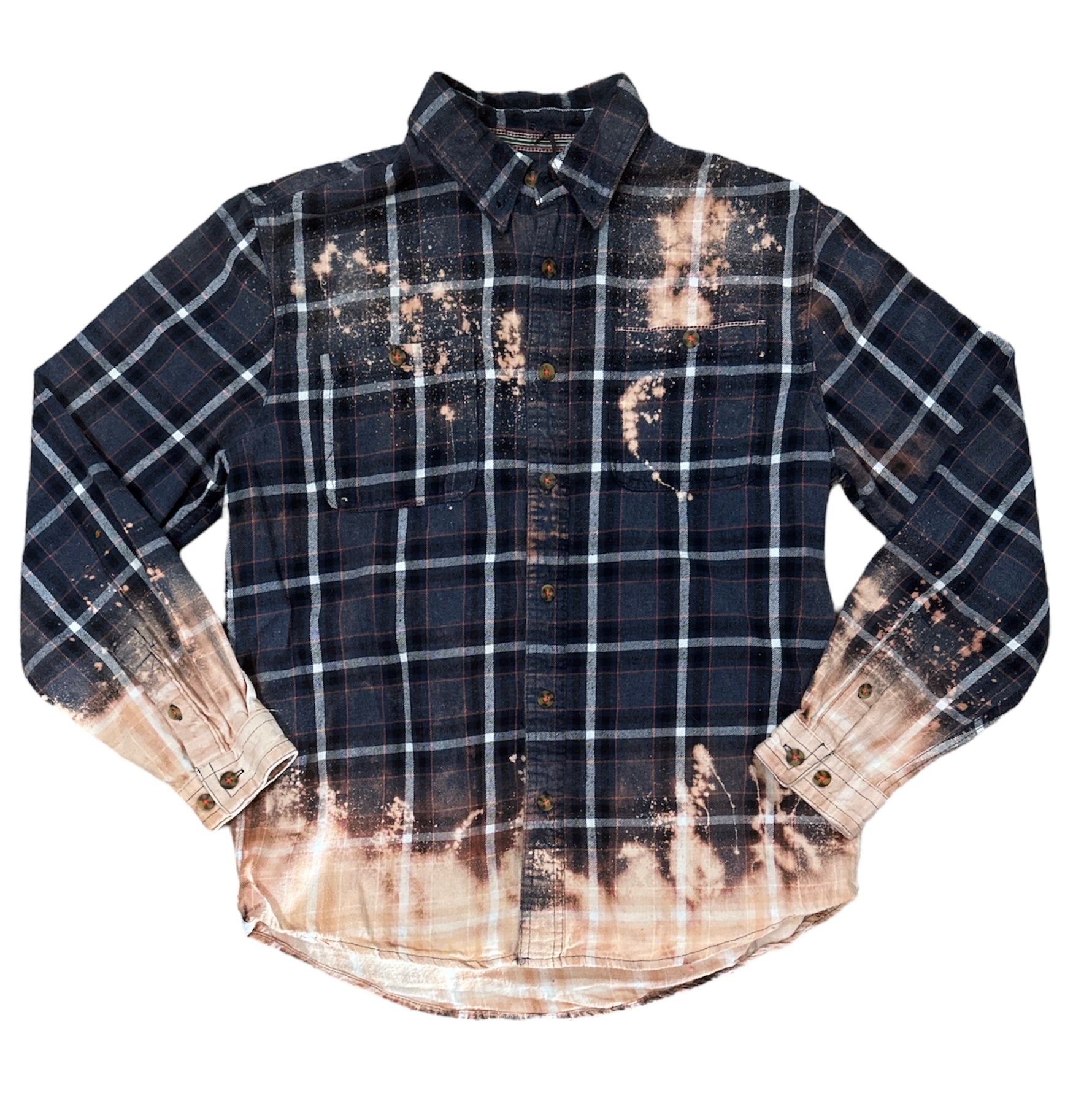 Upcycled Metallica Flannel - We are Band Aids Clothing