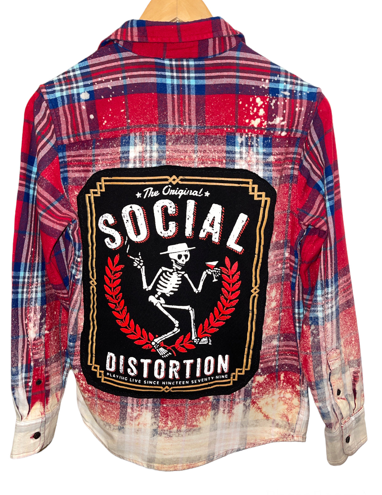 Social Distortion Flannel - We are Band Aids Clothing