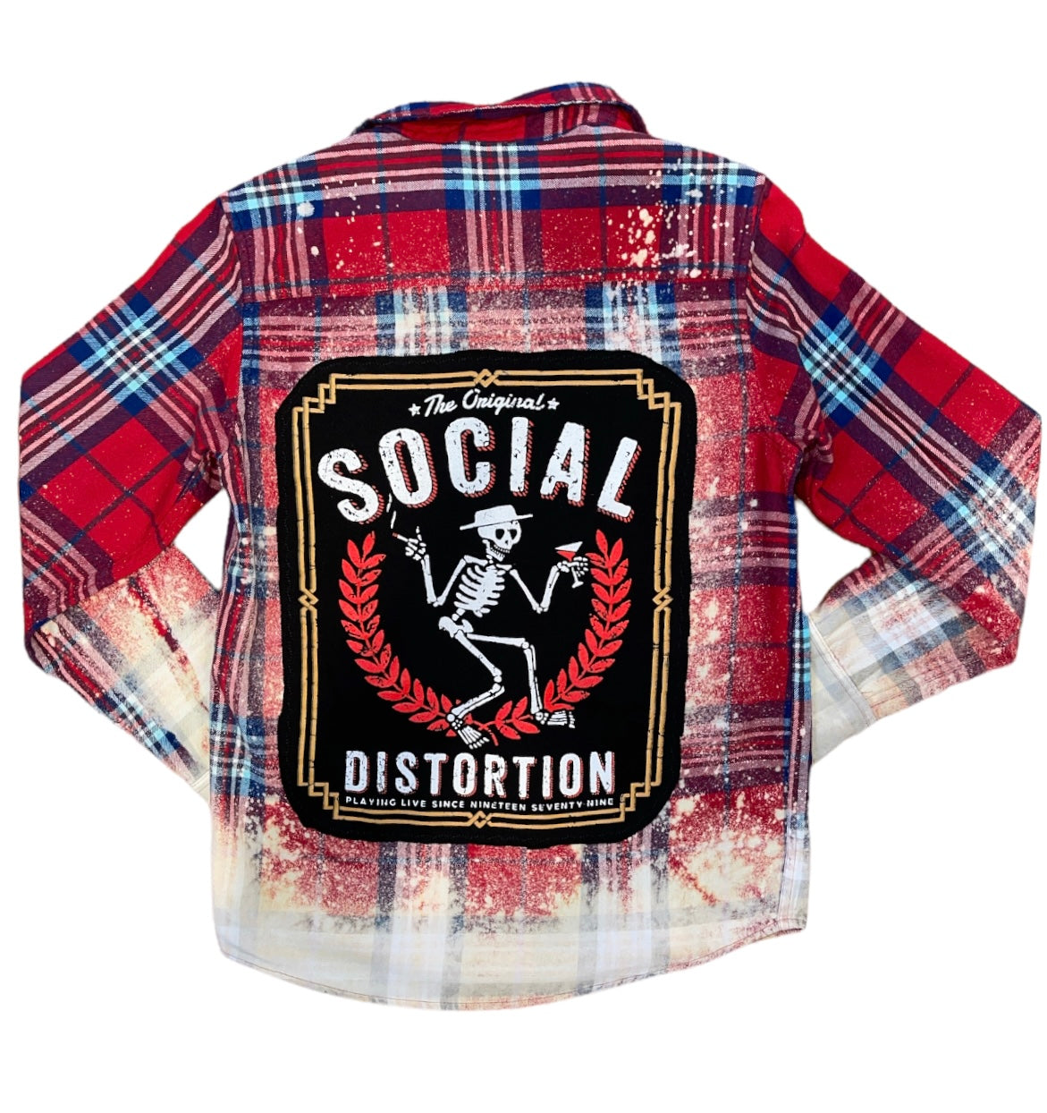 Social Distortion Flannel - We are Band Aids Clothing